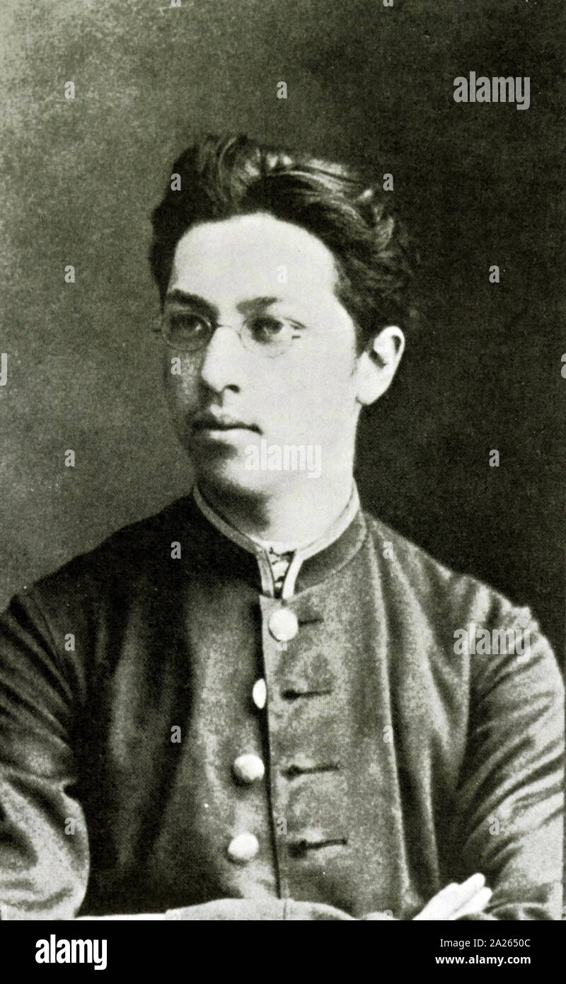 Wassily Kandinsky (1866 – 1944); as a student in Moscow, circa 1887 ...