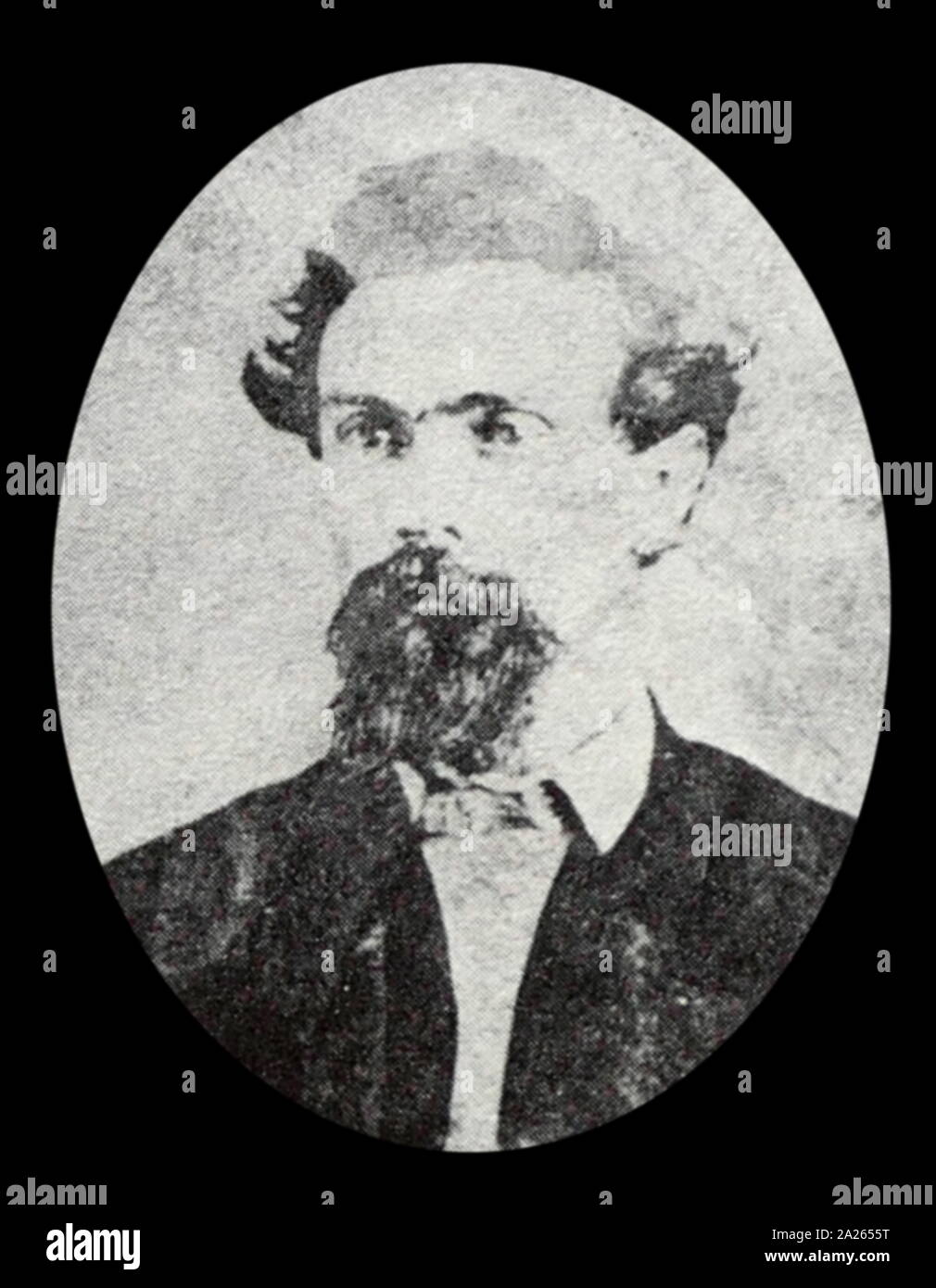 Frank Reno 1837-1868 a member of the Reno Gang Stock Photo - Alamy
