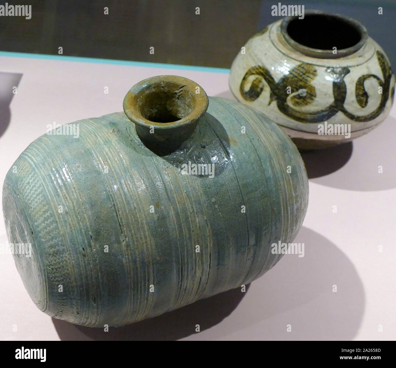 Jar with mixed decoration; Korean, Joseon period, 1400-1500 ...
