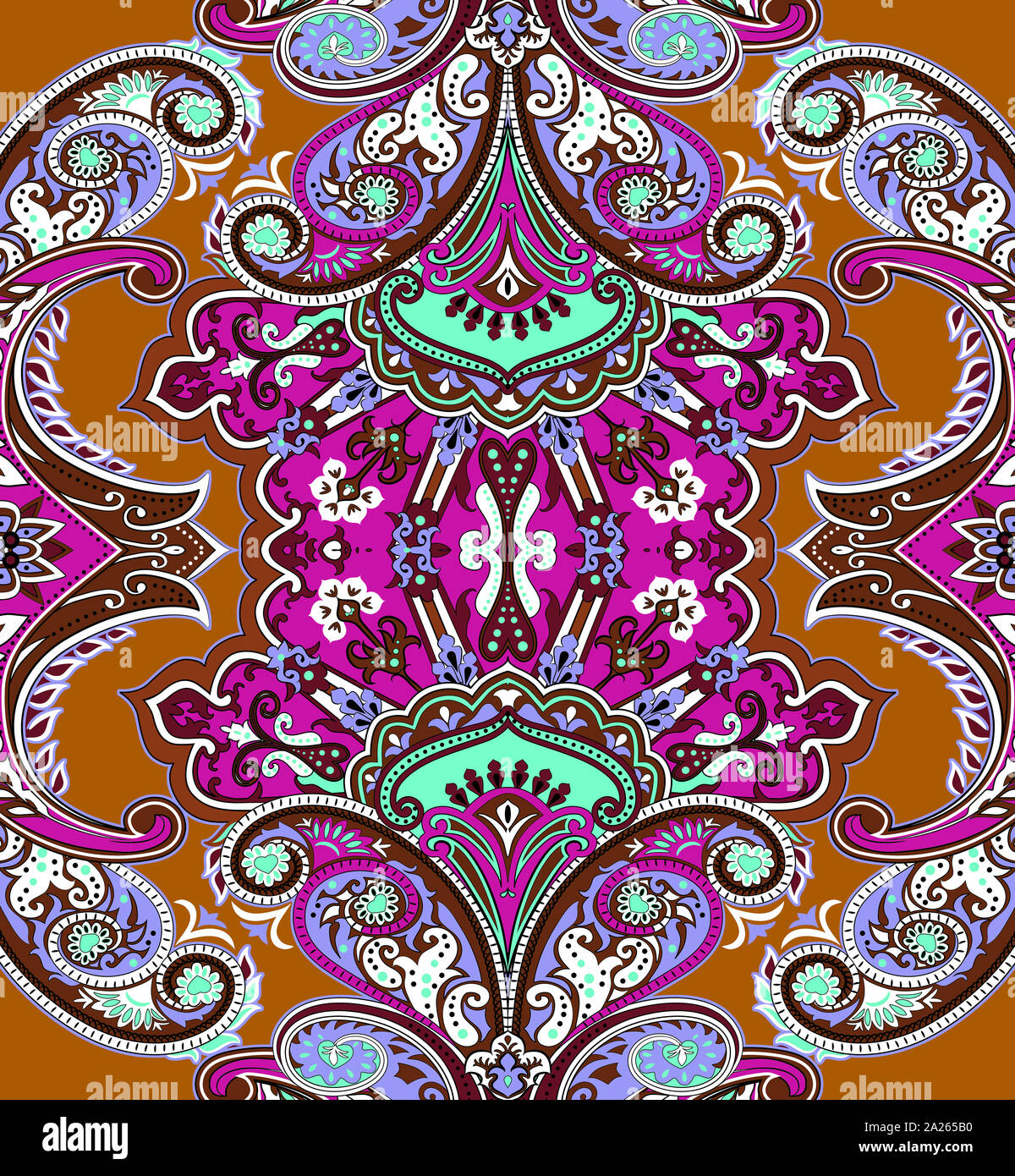 Traditional paisley pattern. Ethnic background for your design Stock ...