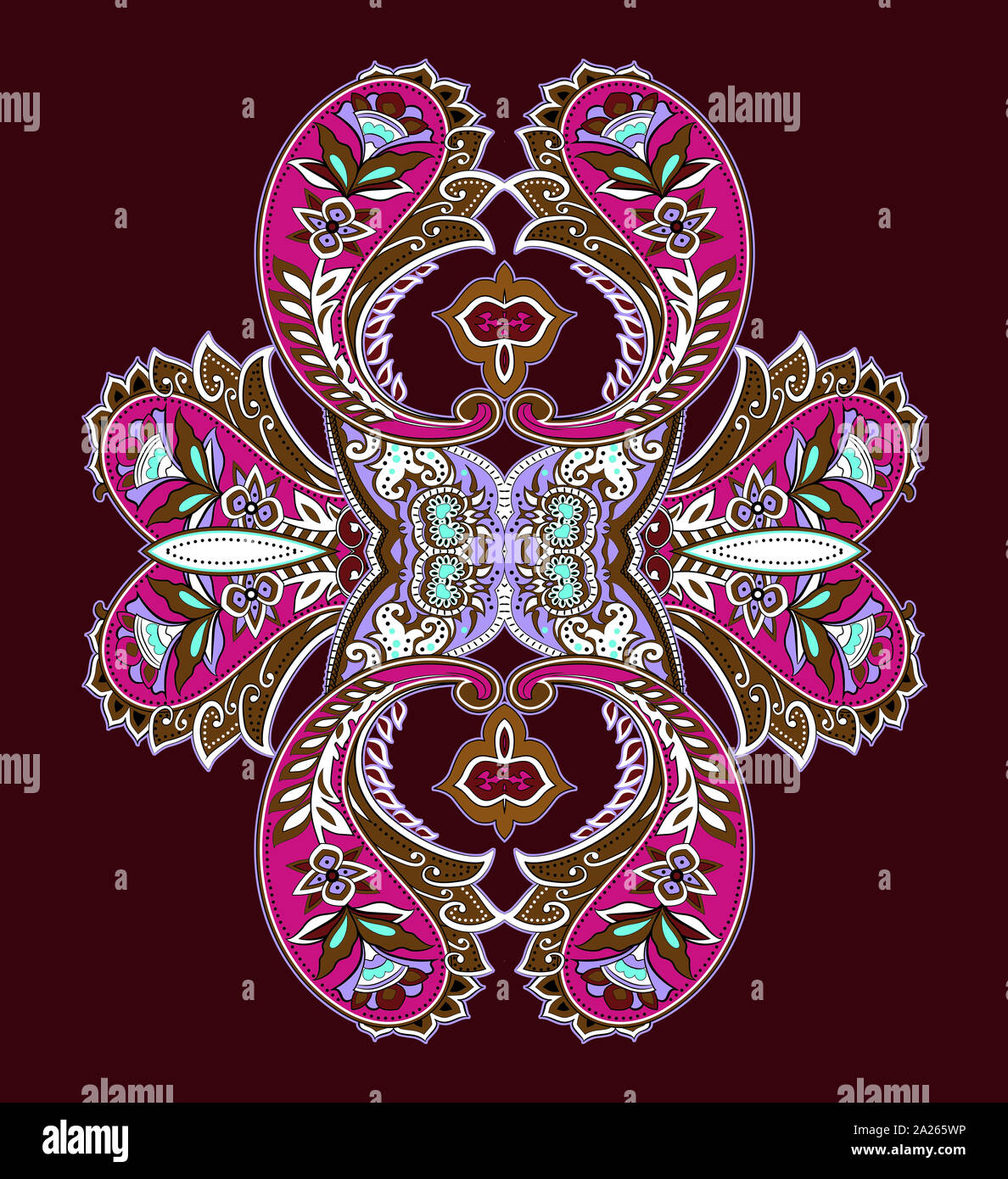 Traditional paisley pattern. Ethnic background for your design Stock ...
