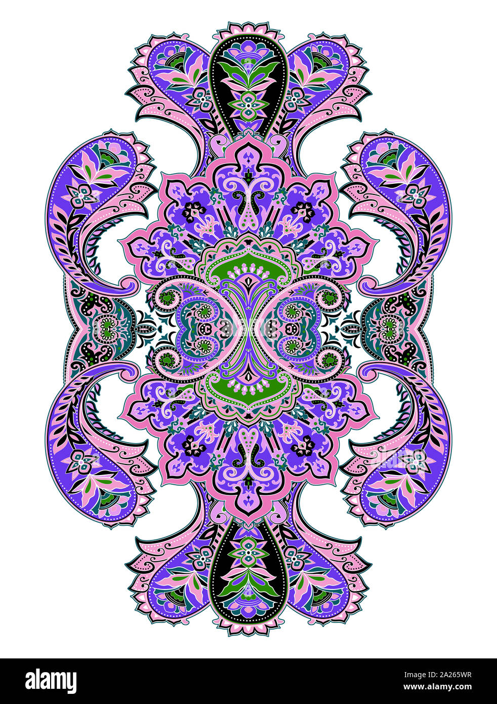 Traditional paisley pattern. Ethnic background for your design Stock ...