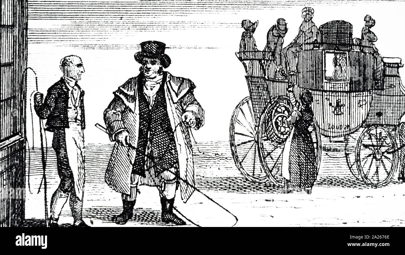 Stage coach driver 19th century hi-res stock photography and images - Alamy
