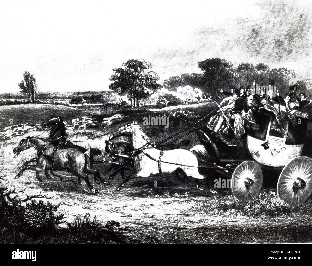 19th century horse drawn stagecoach hi-res stock photography and images ...