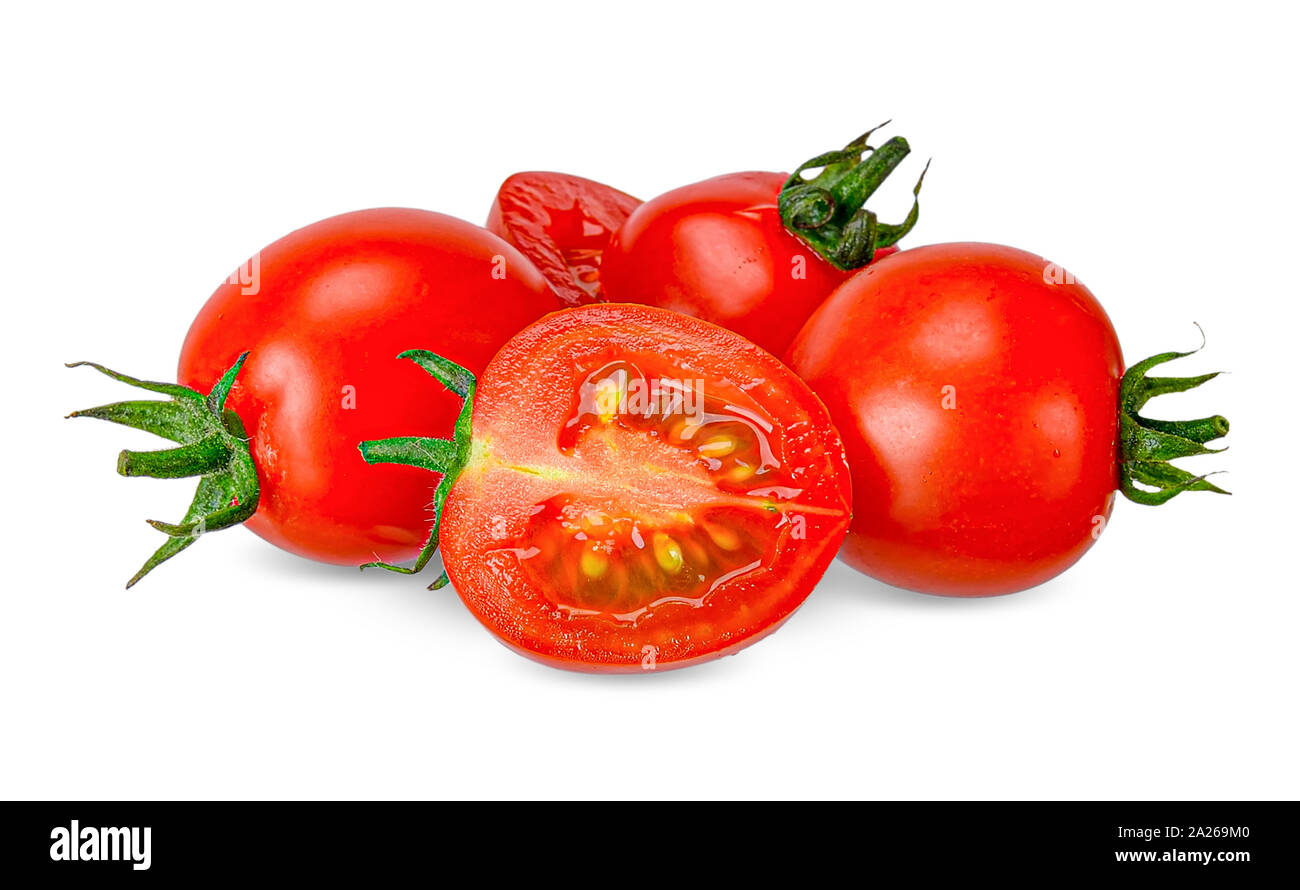Tomato isolated on white with clipping path Stock Photo - Alamy