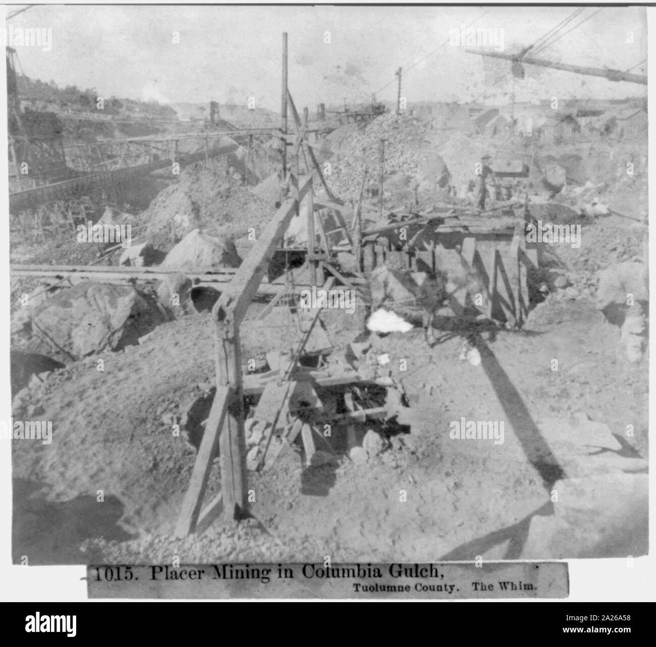 Gulch mining Black and White Stock Photos & Images - Alamy