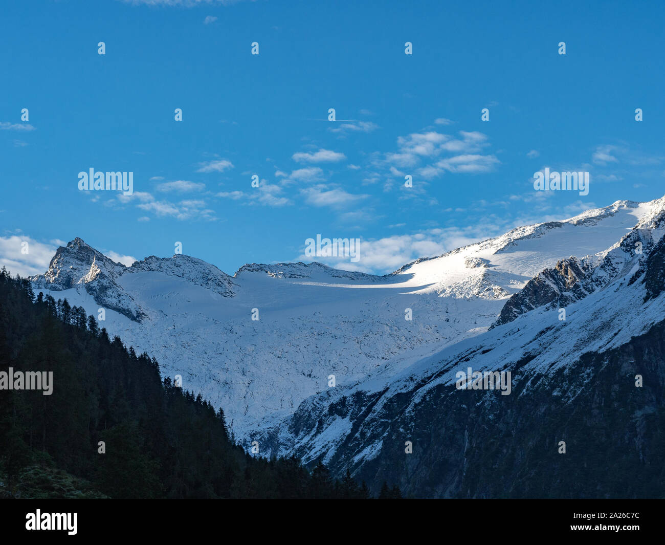Mountain range view Stock Photo - Alamy