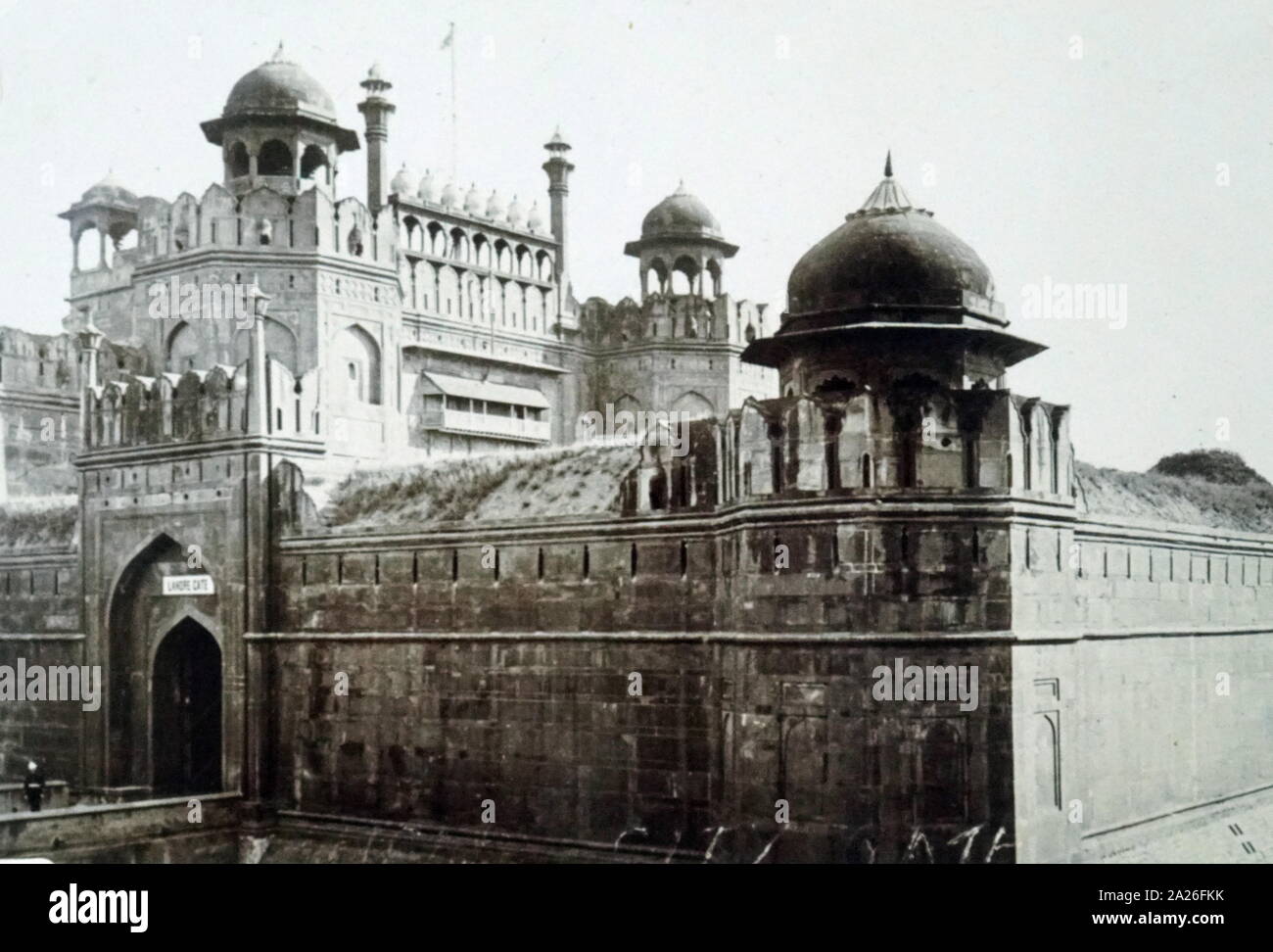 The Lahori Gate; main entrance to the Red Fort in Delhi. The gate ...