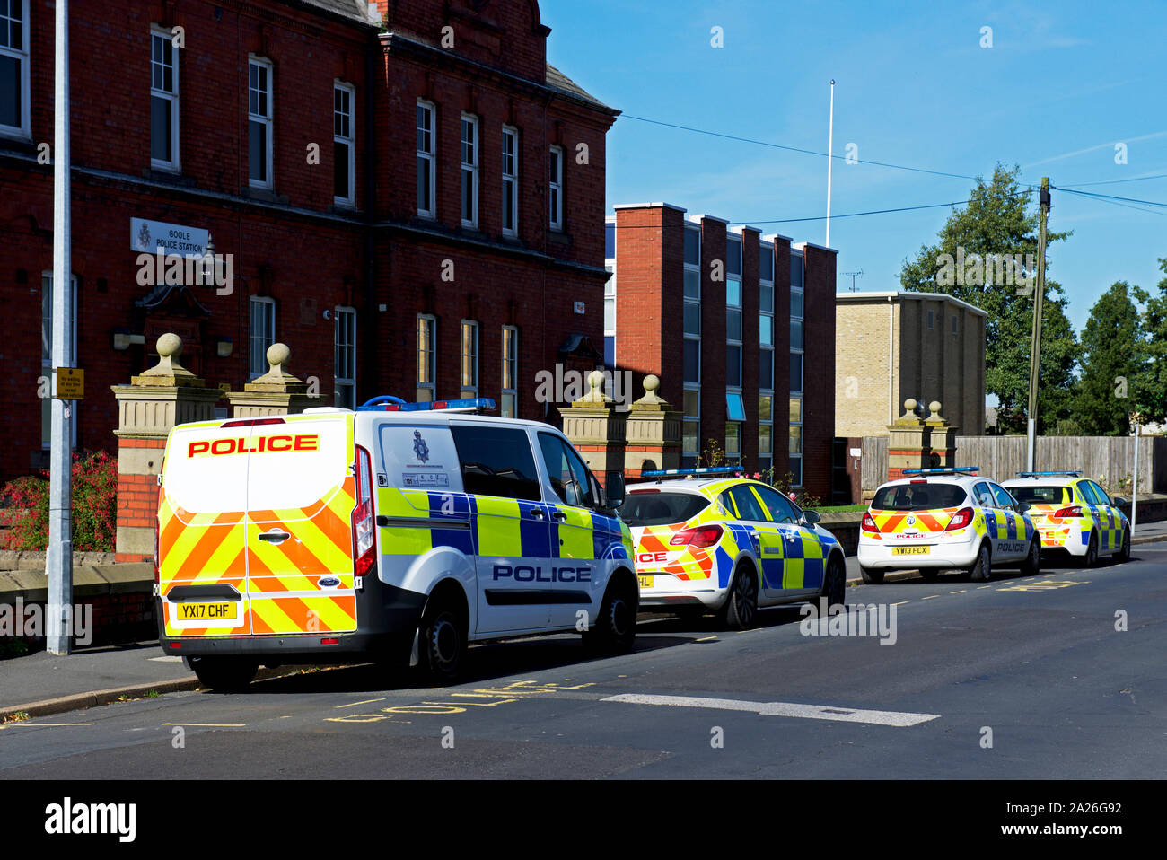 Police station, Goole, East Yorkshire, England UK Stock Photo - Alamy