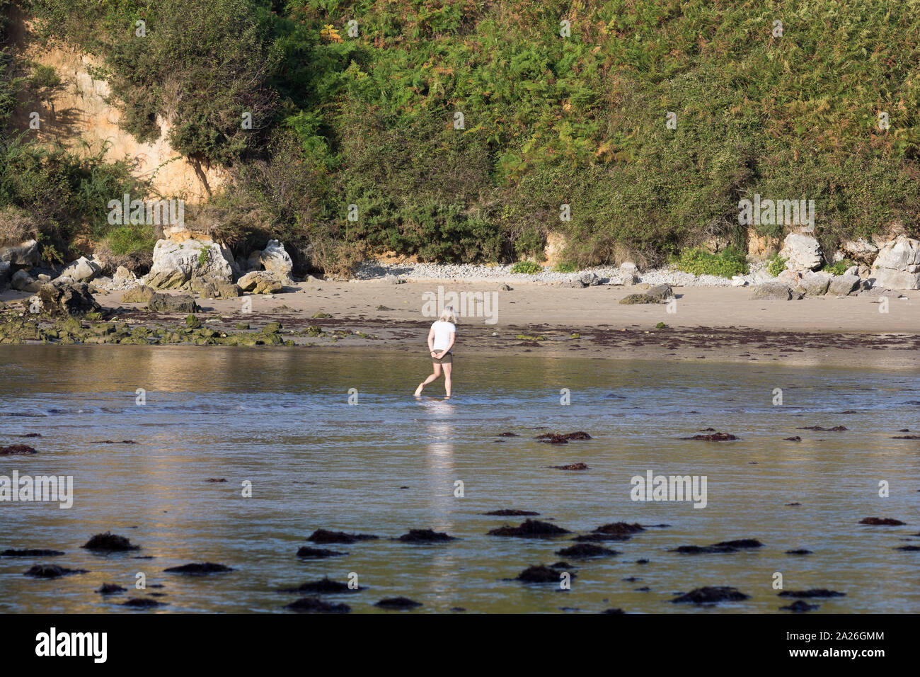 The Beach of Poo, is located in Poo, in the western half of the Llanes ...