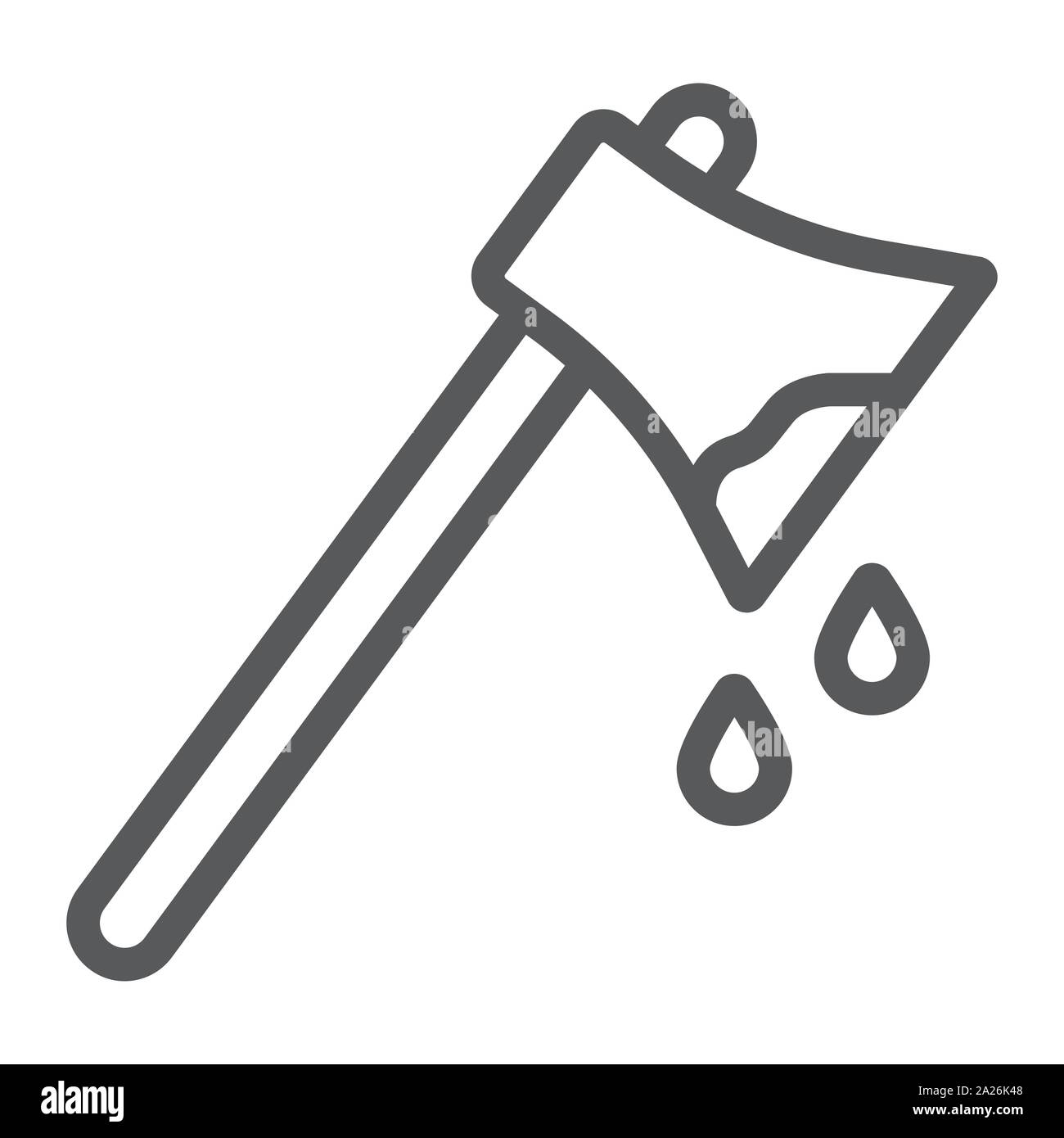 Axe blood Stock Vector Images - Alamy