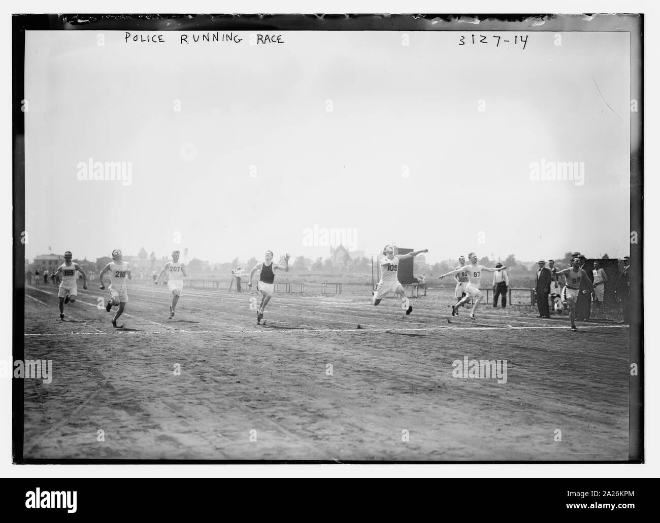 Police Running Race Stock Photo - Alamy