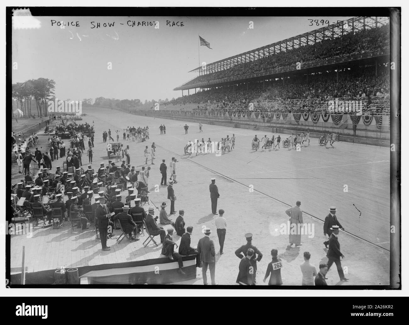Police Show -- Chariot Race Stock Photo - Alamy
