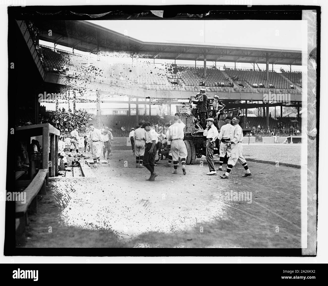 Police benefit ball park Stock Photo - Alamy