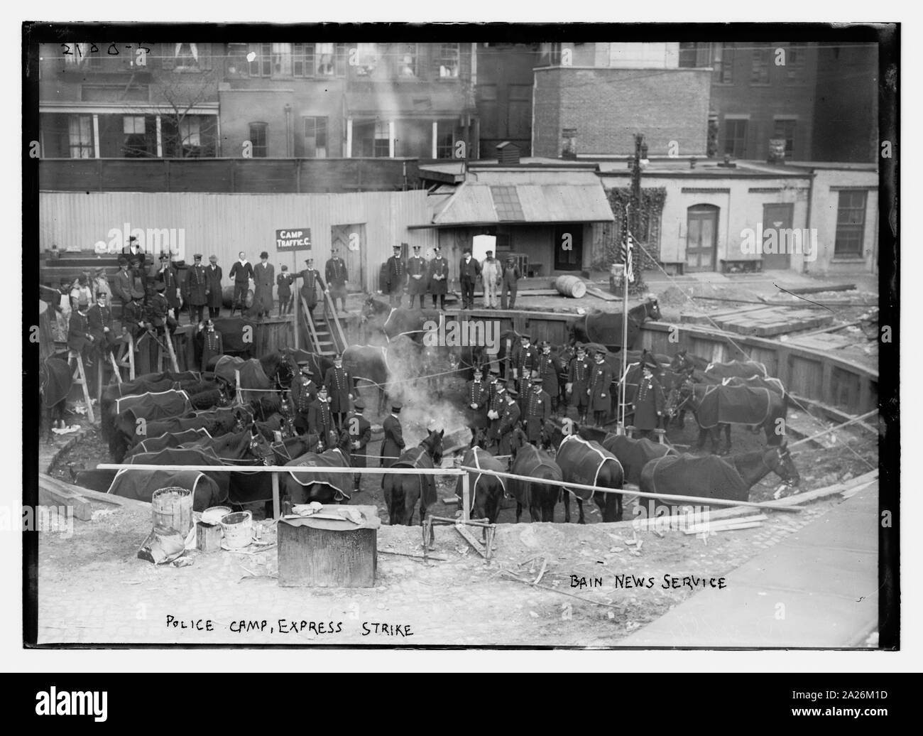 Police camp Black and White Stock Photos & Images - Alamy