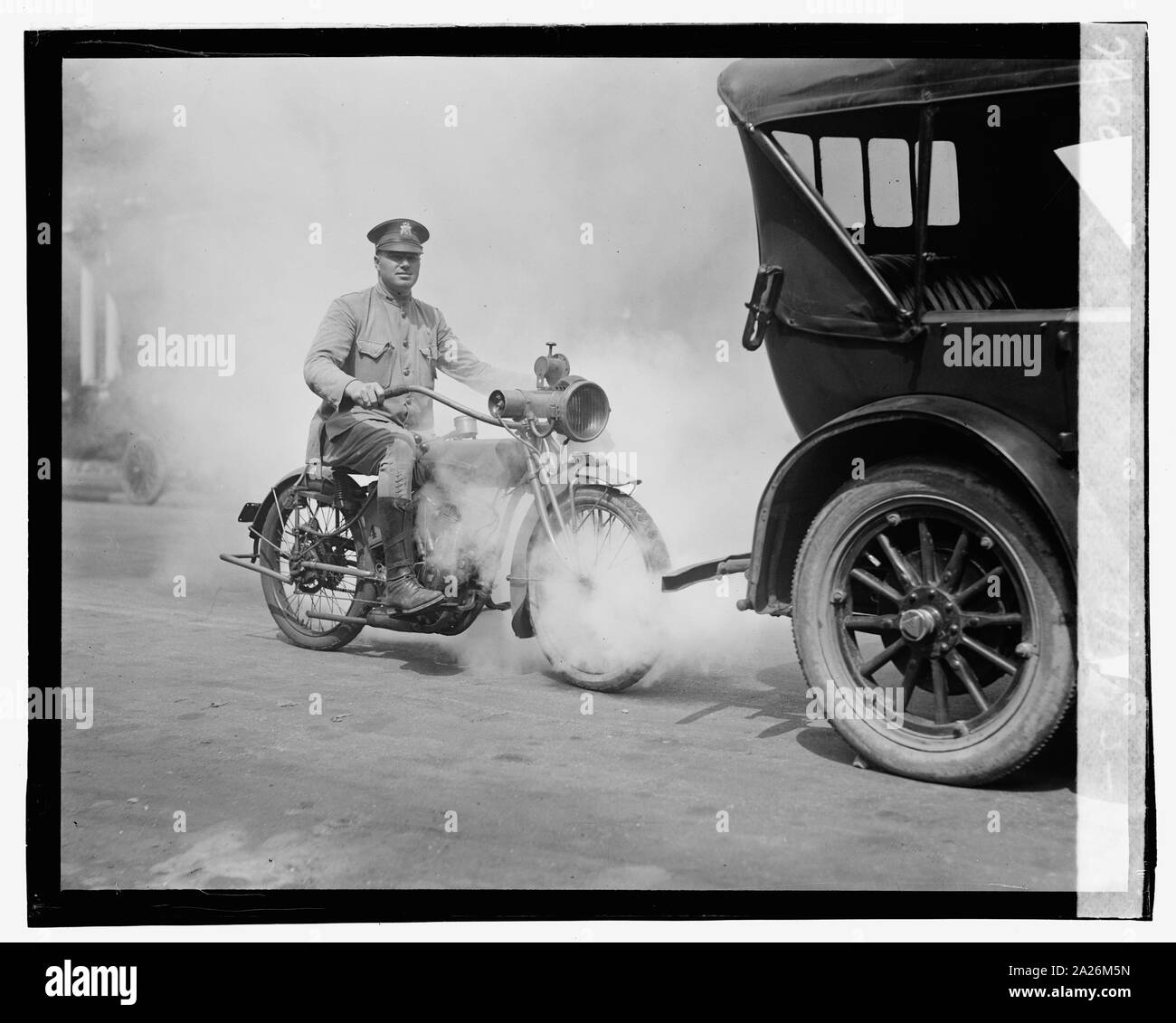 Police car action Black and White Stock Photos & Images - Alamy
