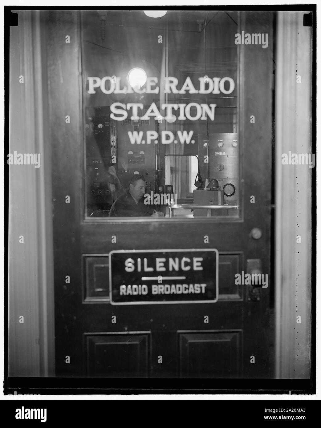 Police radio Black and White Stock Photos & Images - Alamy