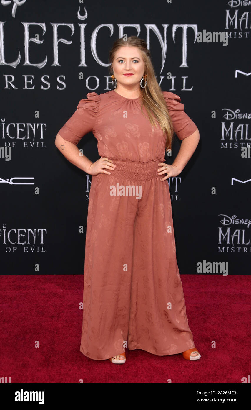 LOS ANGELES, CA - SEPTEMBER 30: Jaicy Elliot, at the Maleficent ...