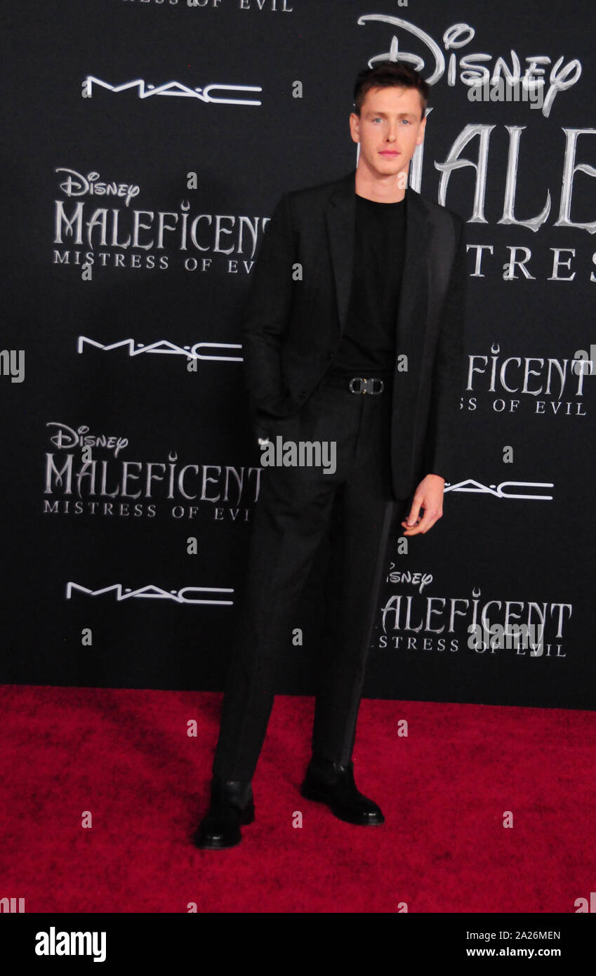 Hollywood, California, USA 30th September 2019 Actor Harris Dickinson ...