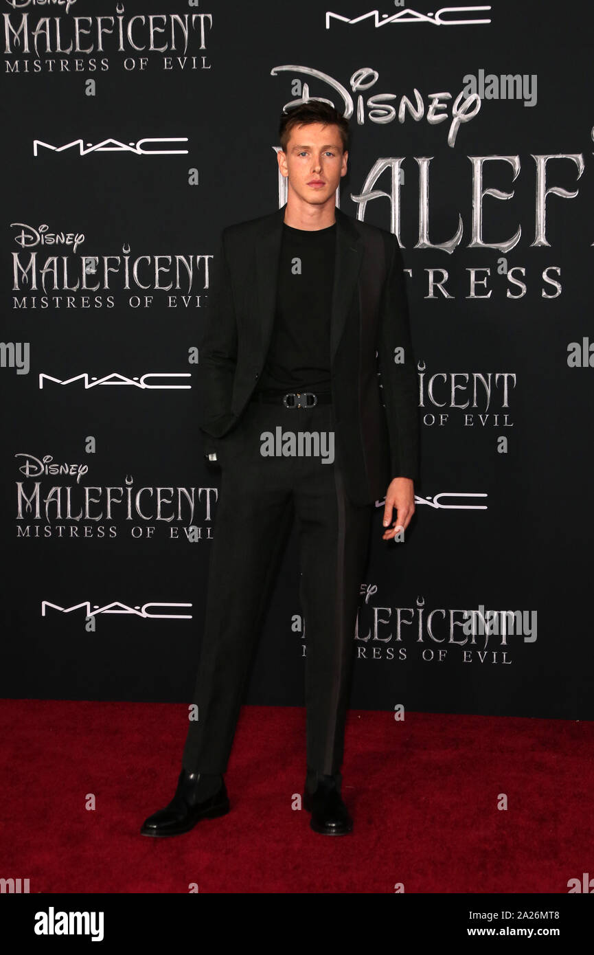 LOS ANGELES, CA - SEPTEMBER 30: Harris Dickinson, at the Maleficent ...