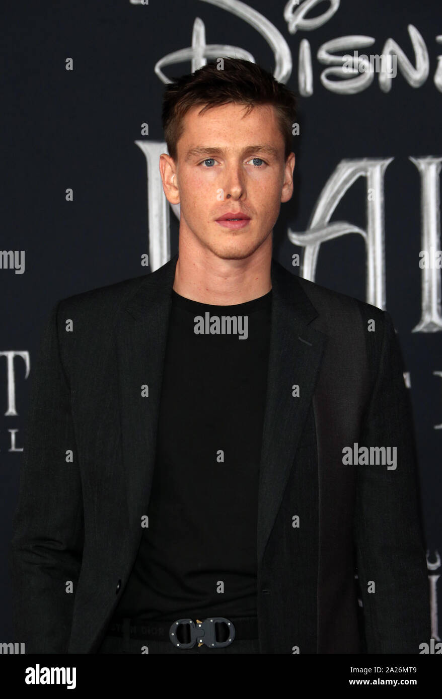 LOS ANGELES, CA - SEPTEMBER 30: Harris Dickinson, at the Maleficent ...