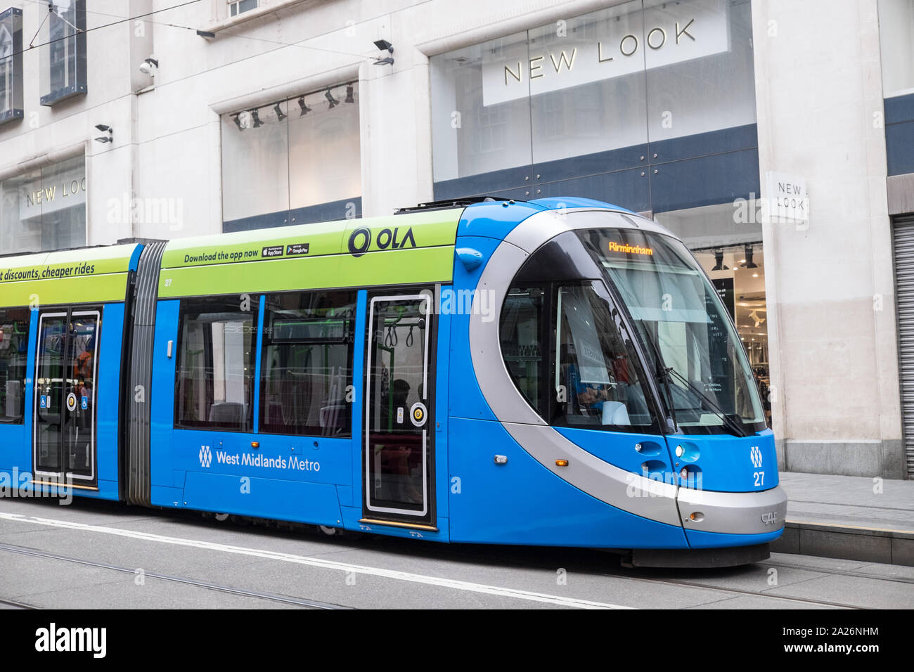 Wolverhampton,bound,Tram,in,city,centre,transport,transportation,hub ...