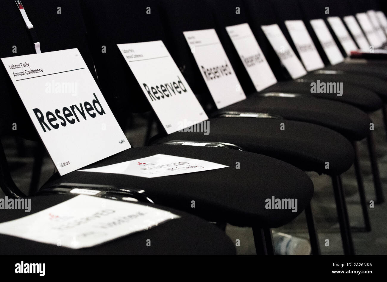 Reserved seating hi-res stock photography and images - Alamy