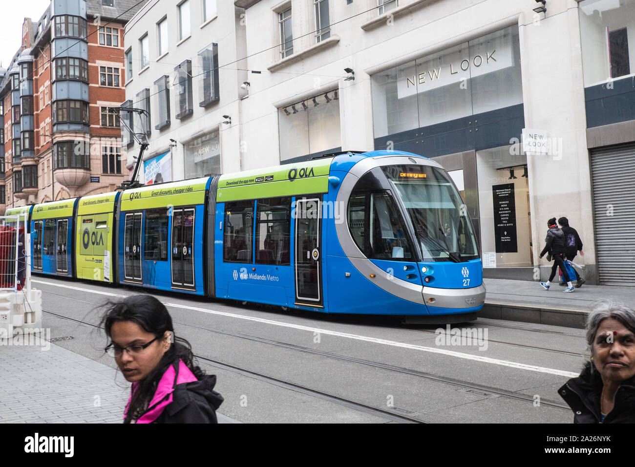 Wolverhampton,bound,Tram,in,city,centre,transport,transportation,hub ...