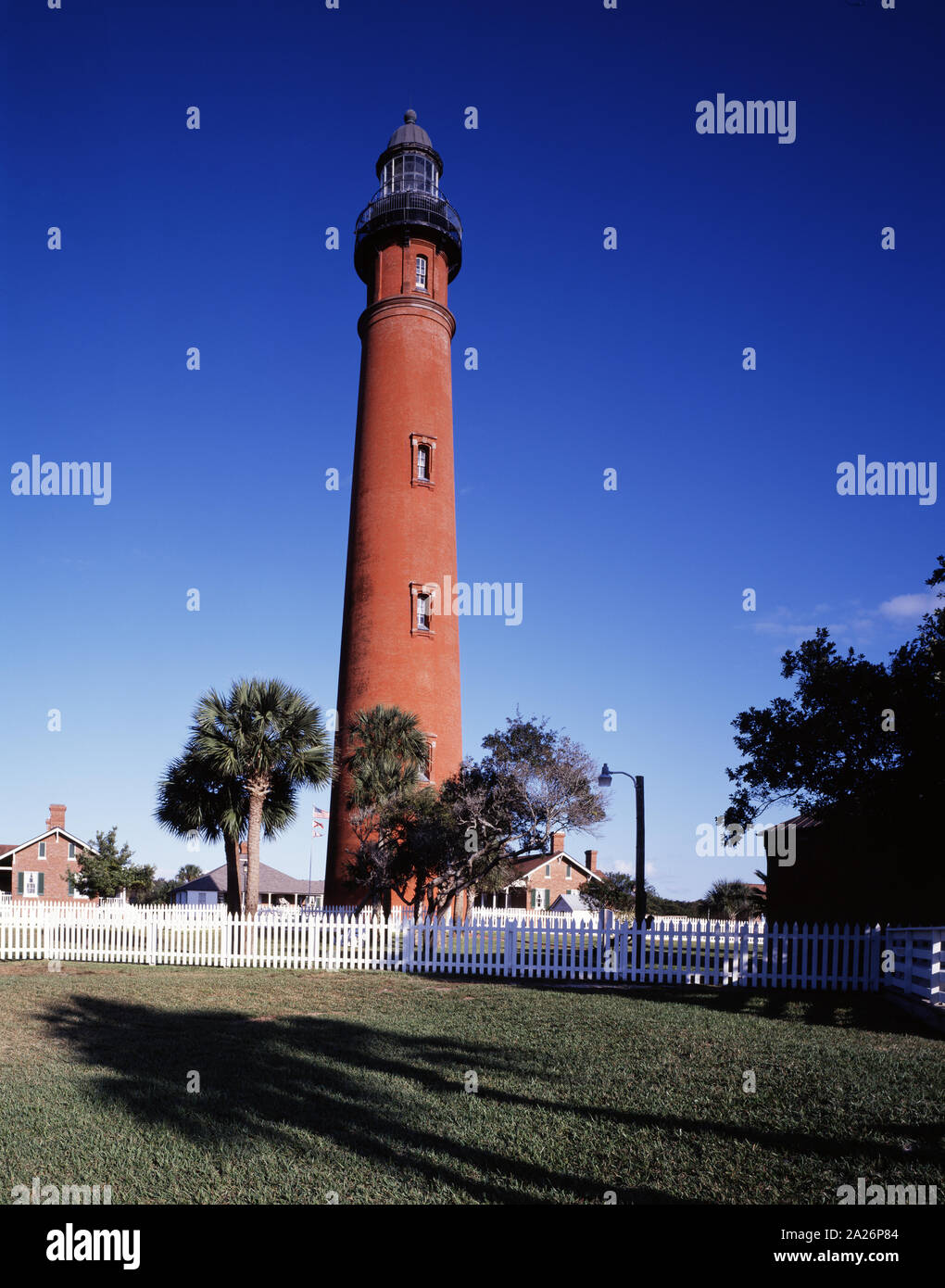 Ponce de Leon Inlet Lighthouse, Ponce Inlet, Florida Stock Photo - Alamy