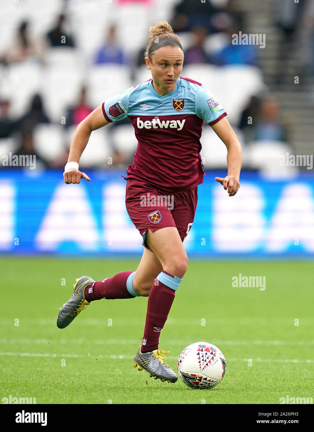 West Ham United women'€™s Martha Thomas during the FA Women's Super ...