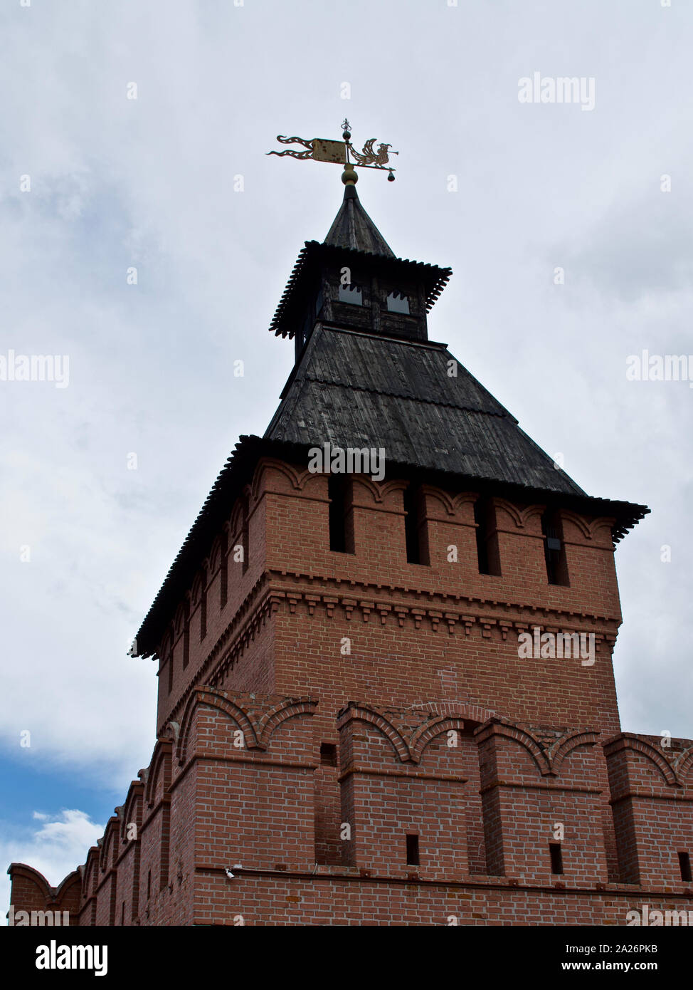 Ancient architectural complex Fortress Tula Kremlin, Russia Stock Photo ...