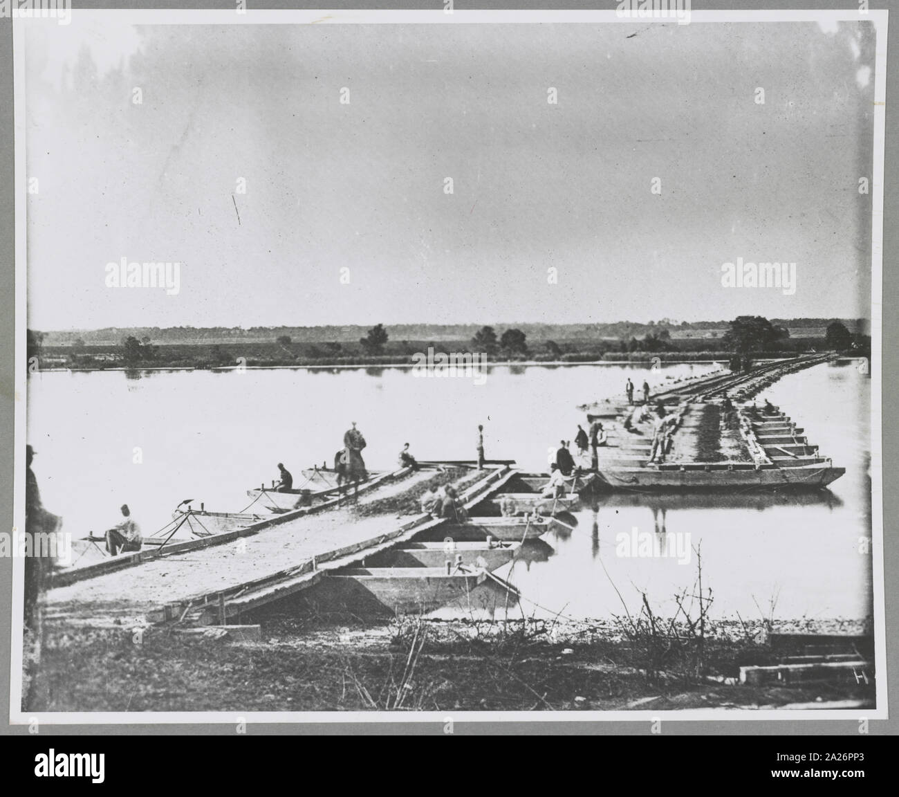 Temporary bridge construction works hi-res stock photography and images ...
