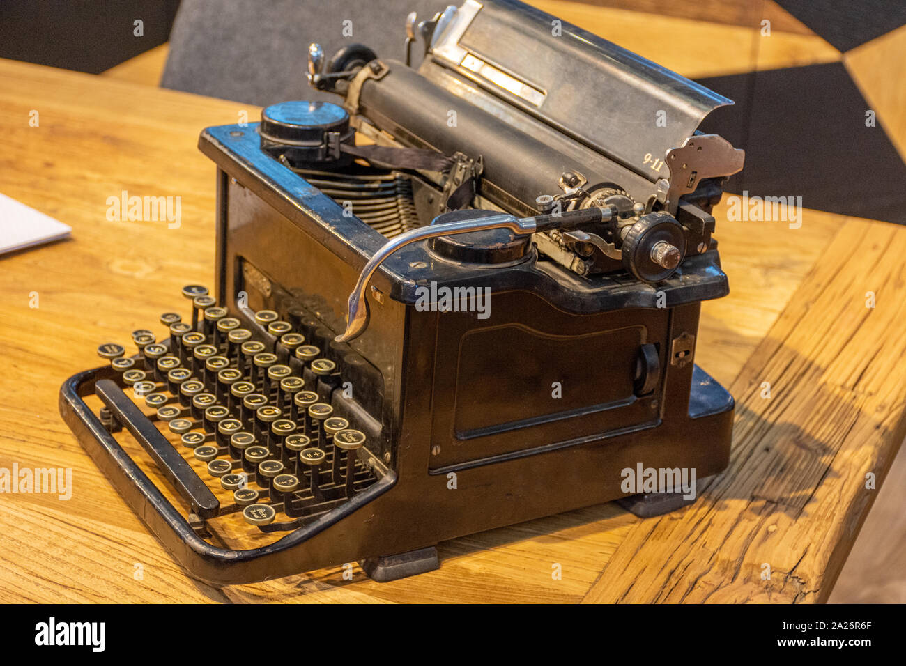 Closeup of an ancient typewriter Stock Photo - Alamy