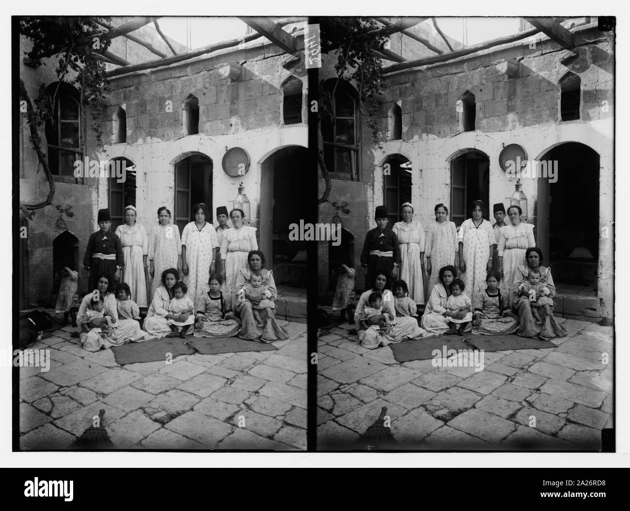 Poor Jewish family of Aleppo Stock Photo - Alamy