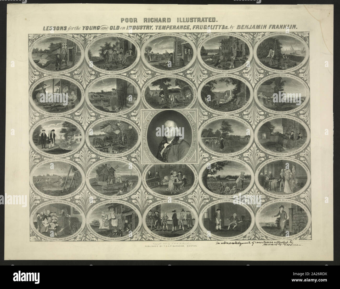 Poor Richard illustrated, lessons for the young and old on industry ...