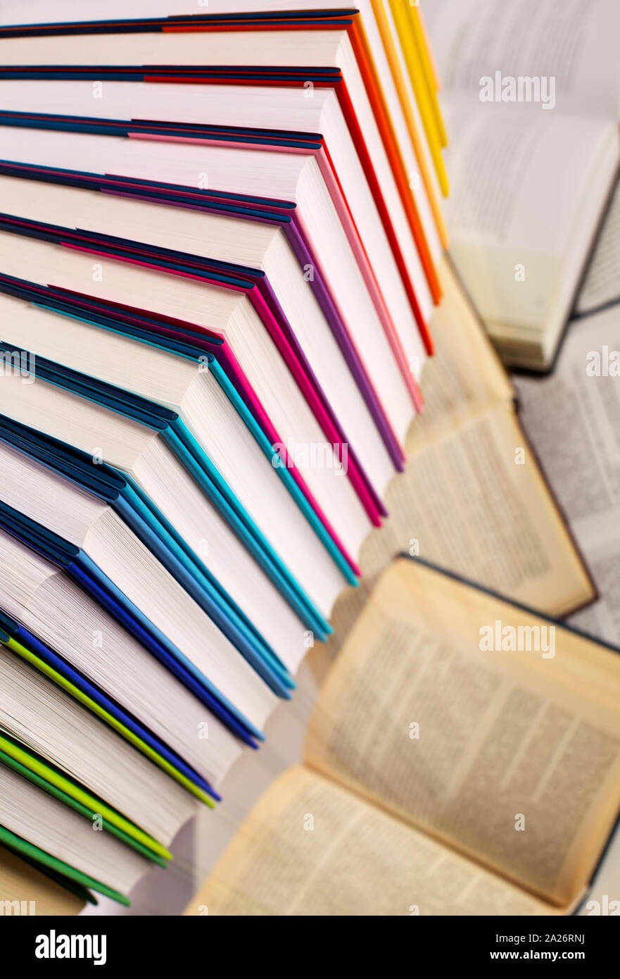 Reading colors your life! V5 Stock Photo - Alamy