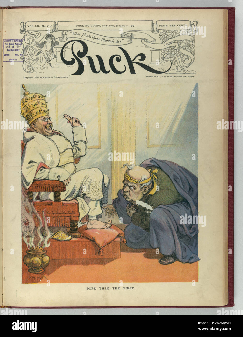 Pope Theo the first / Keppler Stock Photo - Alamy