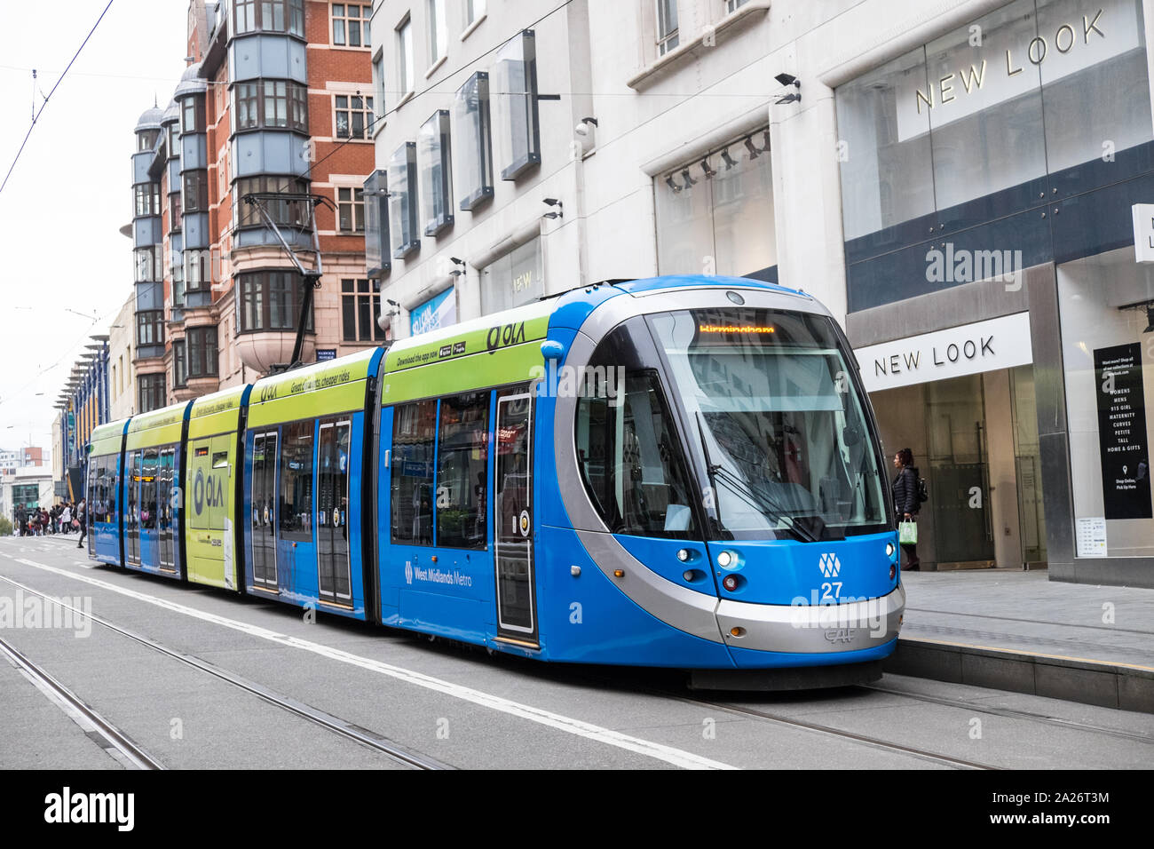 West midlands metro tram system hi-res stock photography and images - Alamy