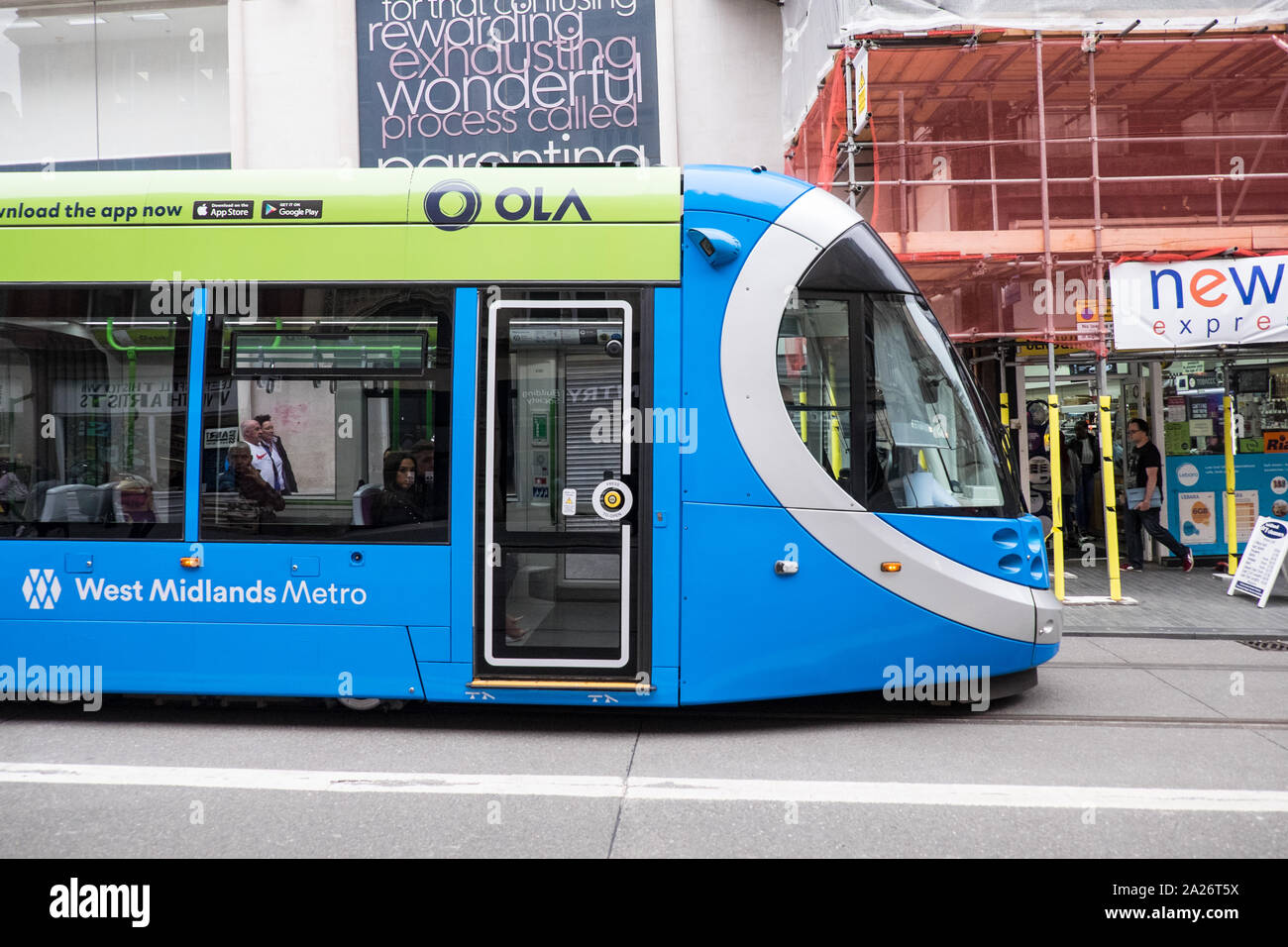 Wolverhampton,bound,Tram,in,city,centre,transport,transportation,hub ...