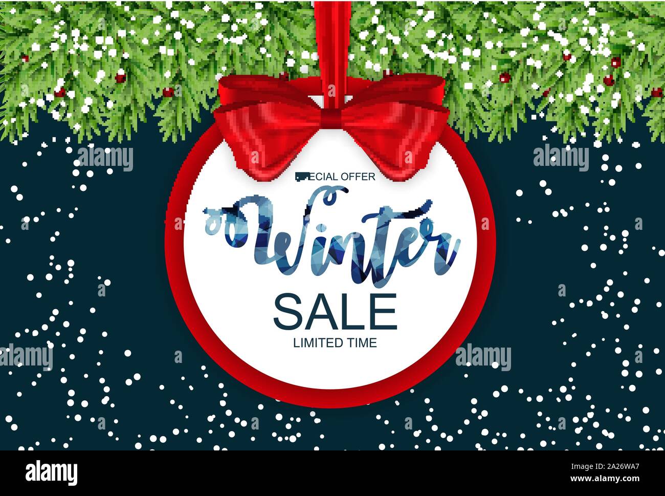 Winter Sale Background Special Offer Banner Background for Business and ...