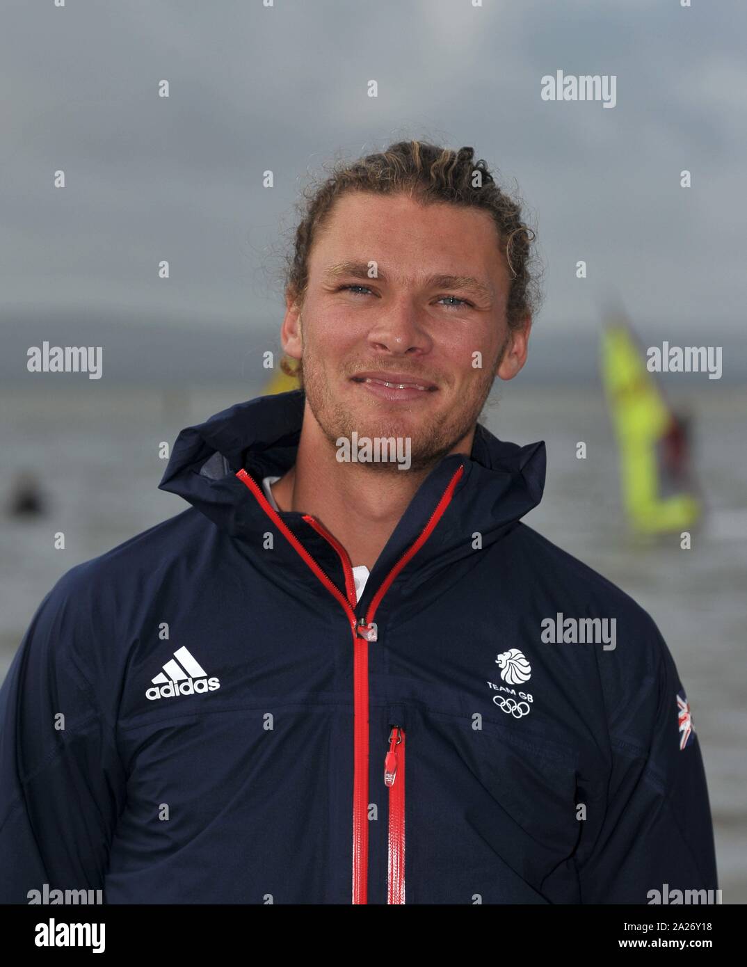 Poole, United Kingdom. 01st Oct, 2019. Tom Squires (RS:X Men Mens ...