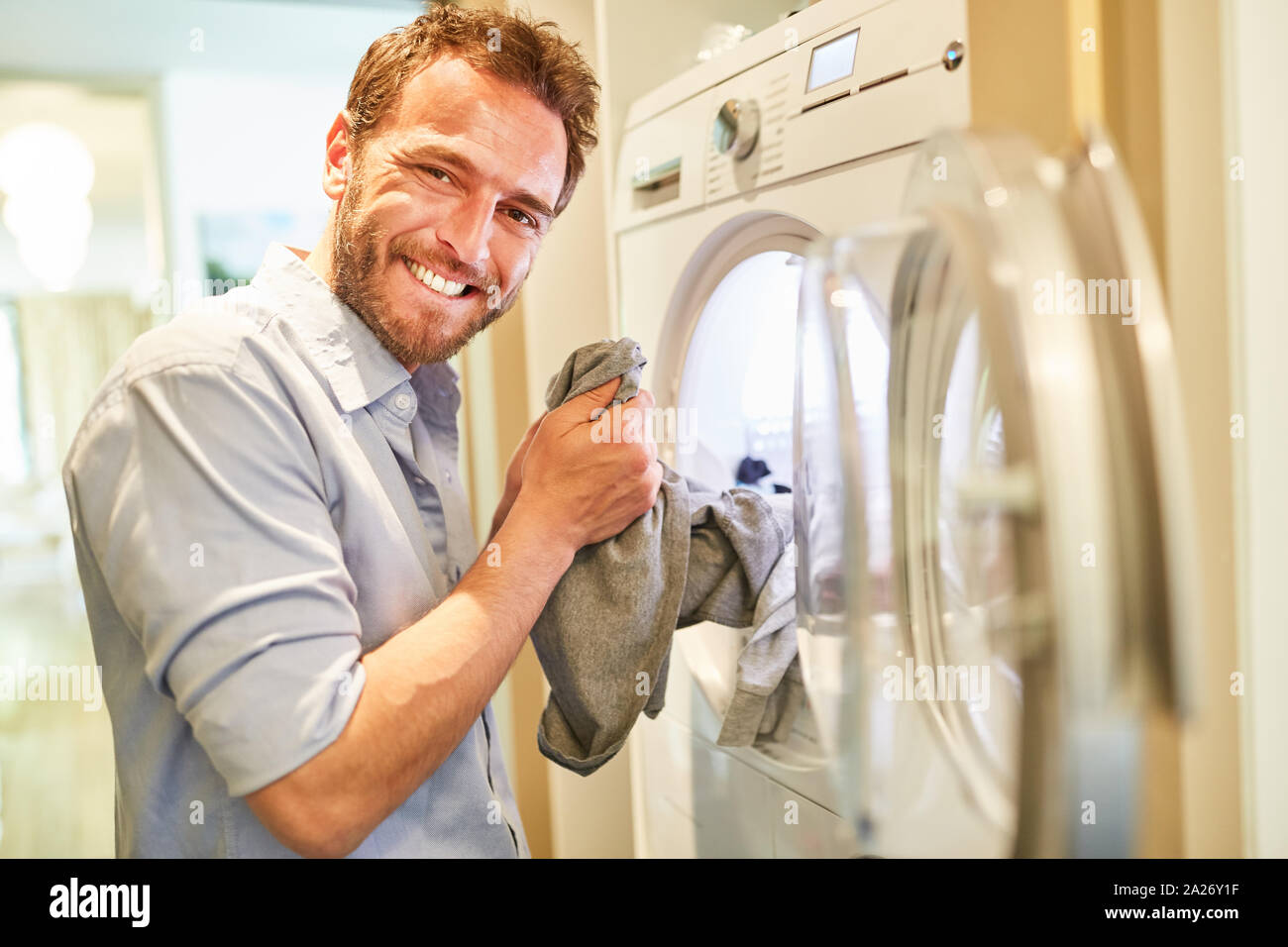 Man clean machine hi-res stock photography and images - Alamy