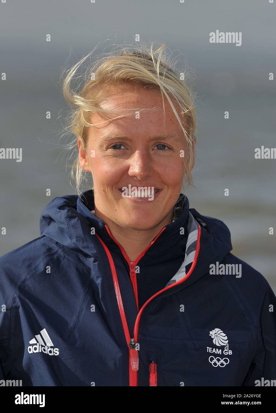 Poole. United Kingdom. 01 October 2019. Emma Wilson (womens RS:X ...