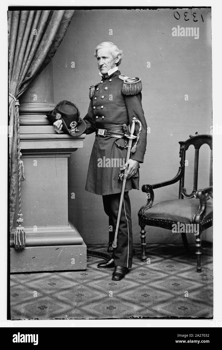 Portrait of Brig. and Adjutant-Gen. Lorenzo Thomas, officer of the ...