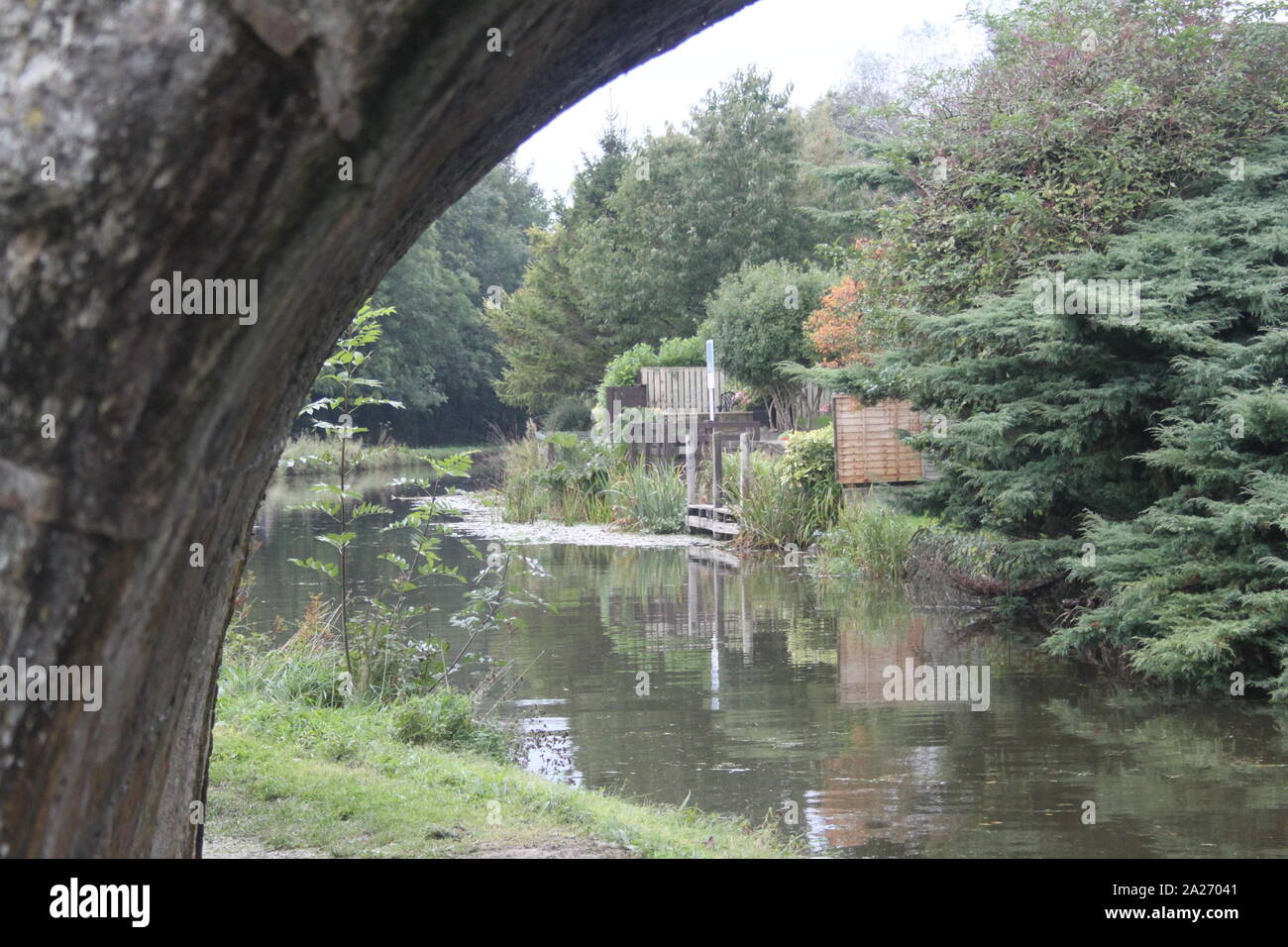 Canalside - Carnforth, UK Stock Photo - Alamy