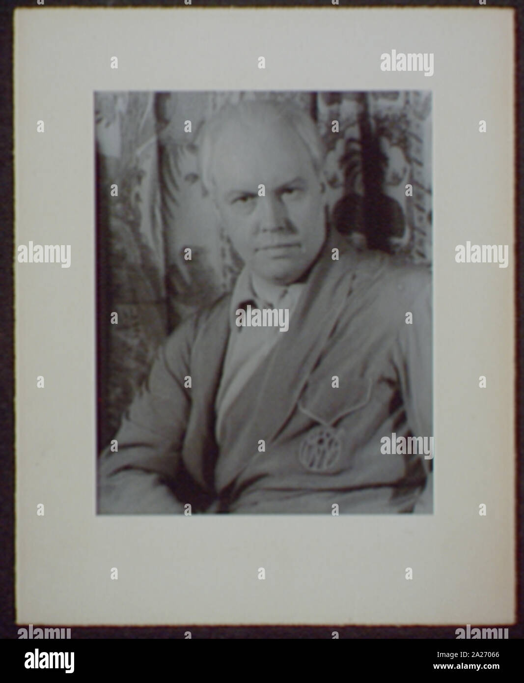 Portrait of Carl Van Vechten Stock Photo - Alamy