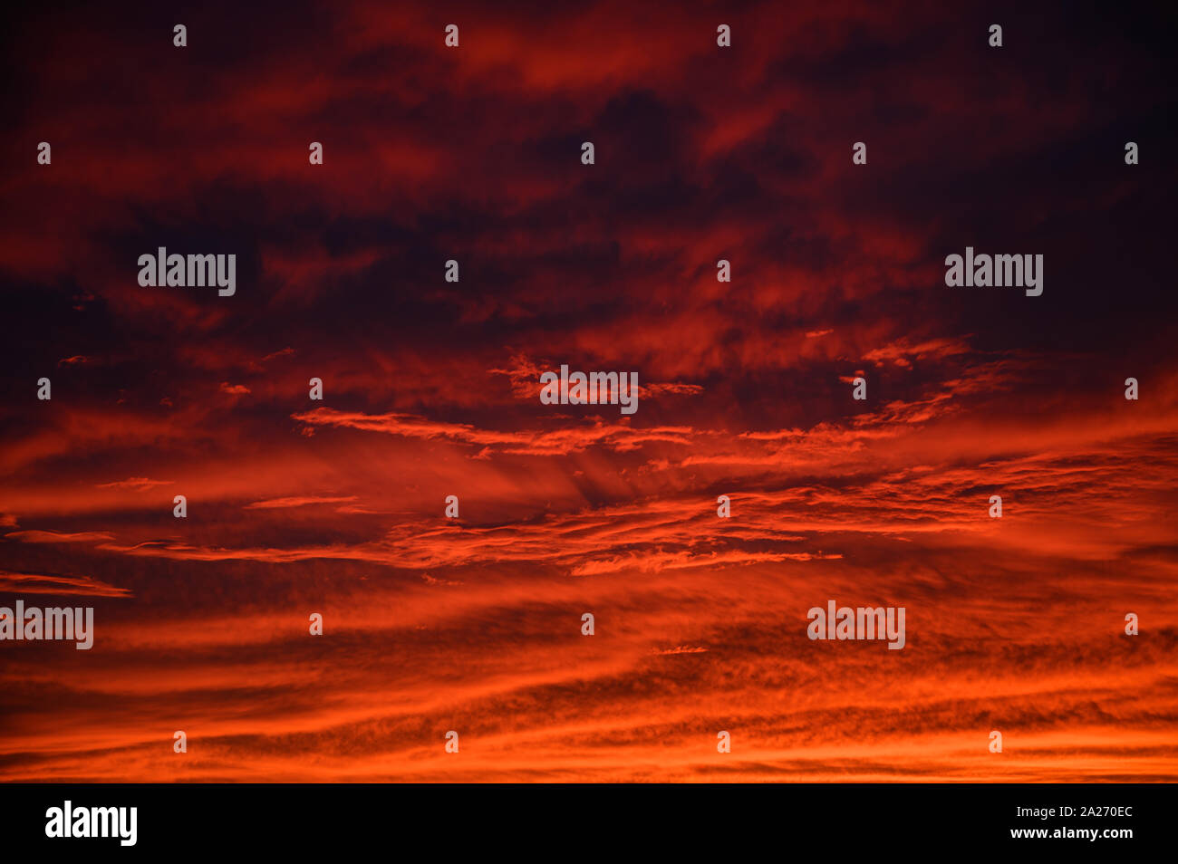 Dramatic sky. Sunset. Nature background Stock Photo - Alamy