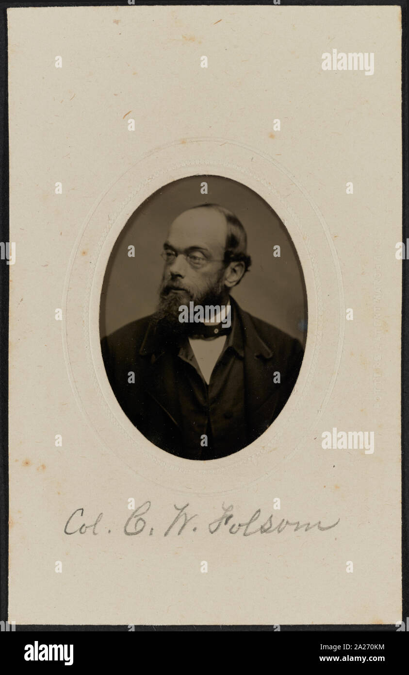Portrait of Colonel Charles William Folsom Stock Photo - Alamy
