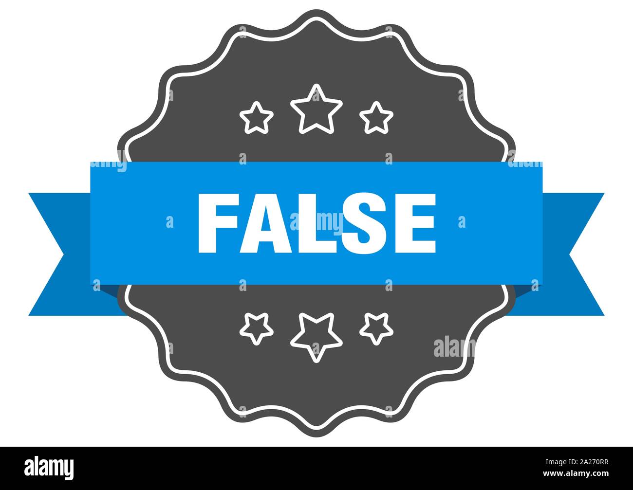 false blue label. false isolated seal. false Stock Vector Image & Art ...