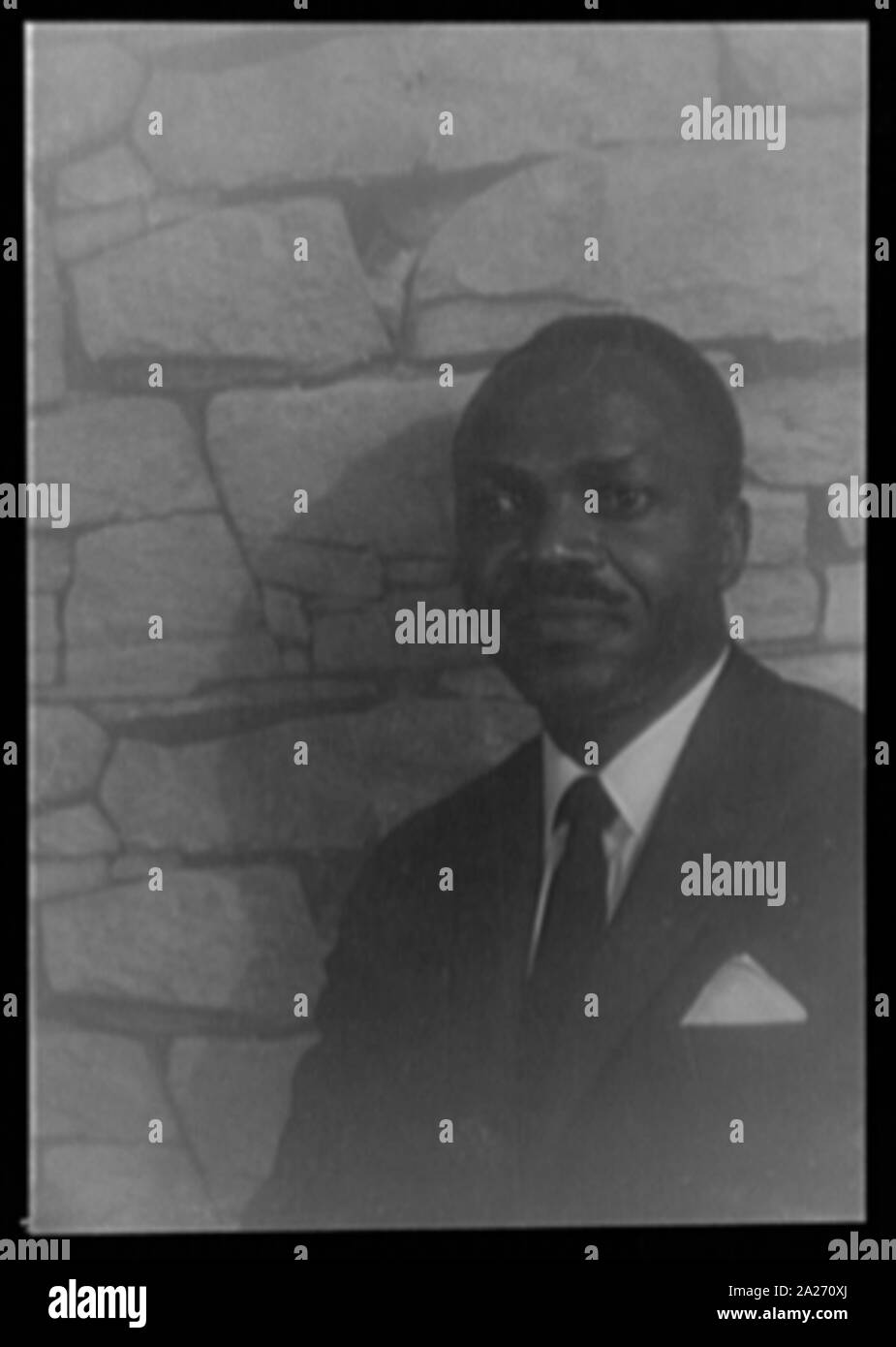 Portrait of E. R. Braithwaite, author of To Sir, with Love Stock Photo ...